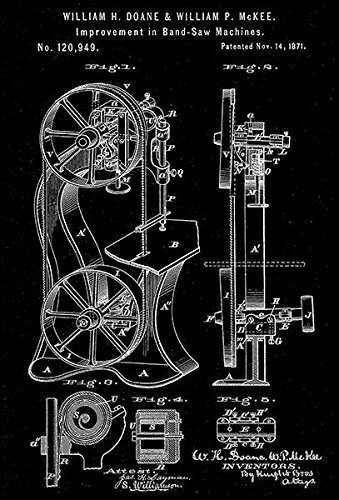 Band Saw Machine Drawing