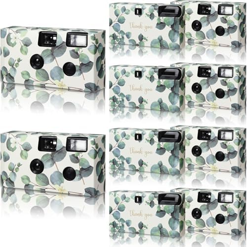 Amazon.com : Kanayu 8 Pack Bulk Disposable Camera for Wedding, 35mm ...
