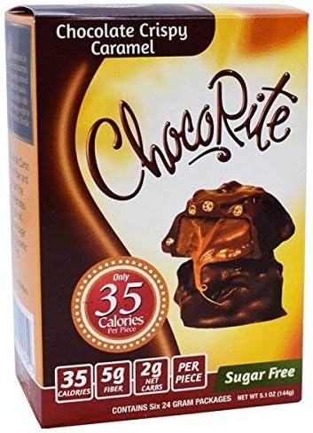 Amazon.com : CHOCORITE CHOCOLATE VALUE PACK -6 24 GRAM BARS-SUGAR FREE ...