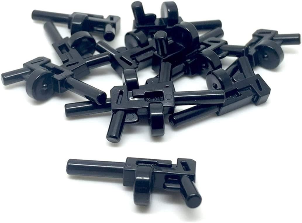 LEGO 12 Minifig Tommy Guns Black Batman Army Soldier Weapons City ...