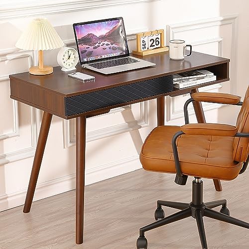 Amazon.com: GAOMON Modern Simple Home Office Desk, Mid Century Modern ...