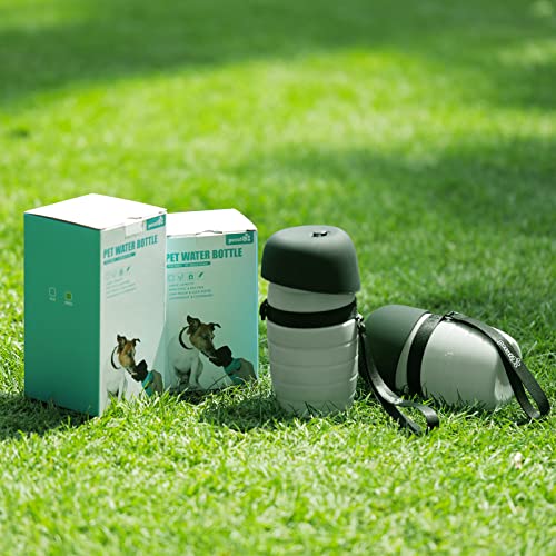 pecute Dog Water Bottle 500ml, Portable Puppy Drinking Bottles Leak ...