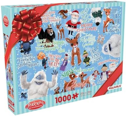 Amazon.com: Aquarius Rudolph The Red Nosed Reindeer Wrapping Paper ...