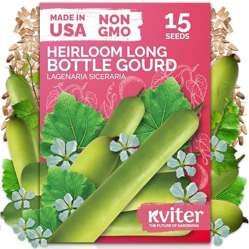 Amazon.com : KVITER 15 Nam Tao Ngam Gourd Seeds (Lagenaria siceraria ...