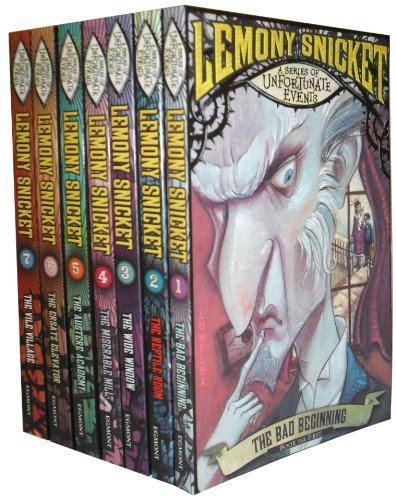 A Series Of Unfortunate Events Collection 1 To 7 Books Set Pack: Lemony ...