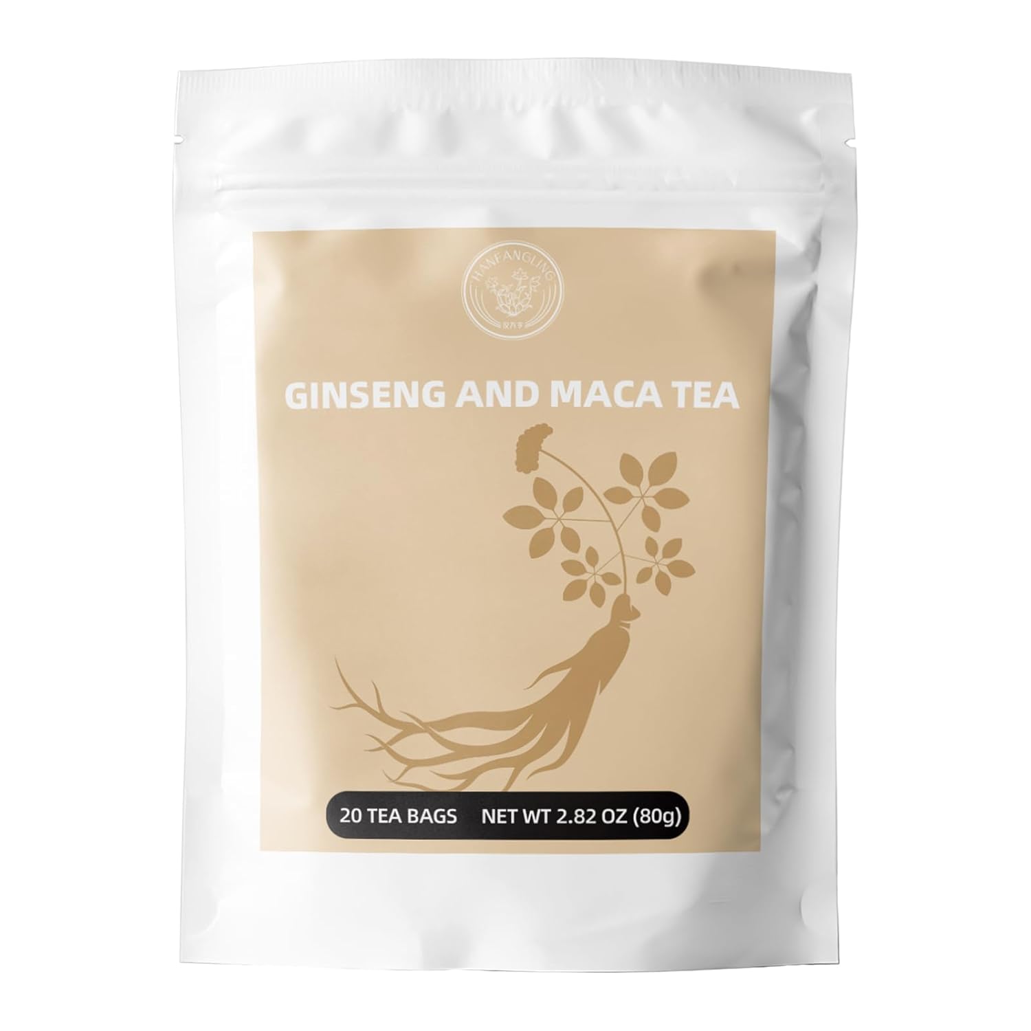 Amazon.com : HANFANGLING Ginseng Maca Tea, Natural and Health, Caffeine ...