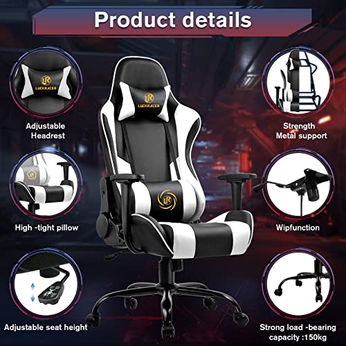 Snapklik.com : LUCKRACER Gaming Chair Office Computer Racing Chair For ...
