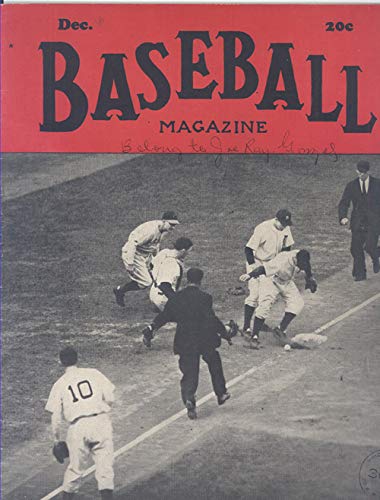 Baseball Magazine December 1940 (World Series Action Play): Various ...