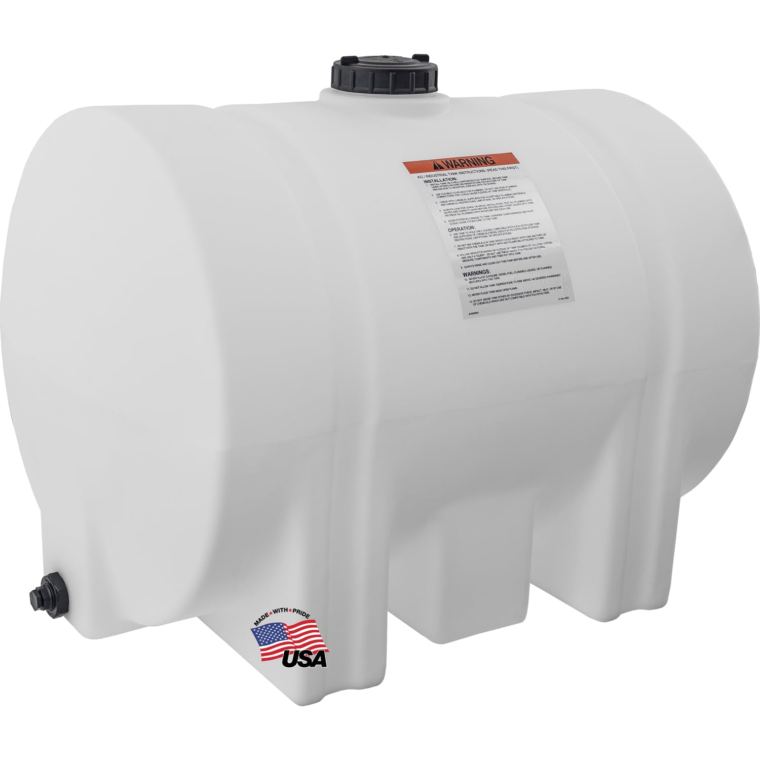 Amazon.com: RomoTech 82123949 Horizontal Polyethylene Reservoir Water ...