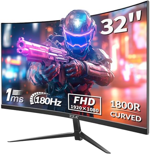 Amazon.com: CRUA 30" Curved Gaming Monitor, 165Hz/200Hz Computer ...