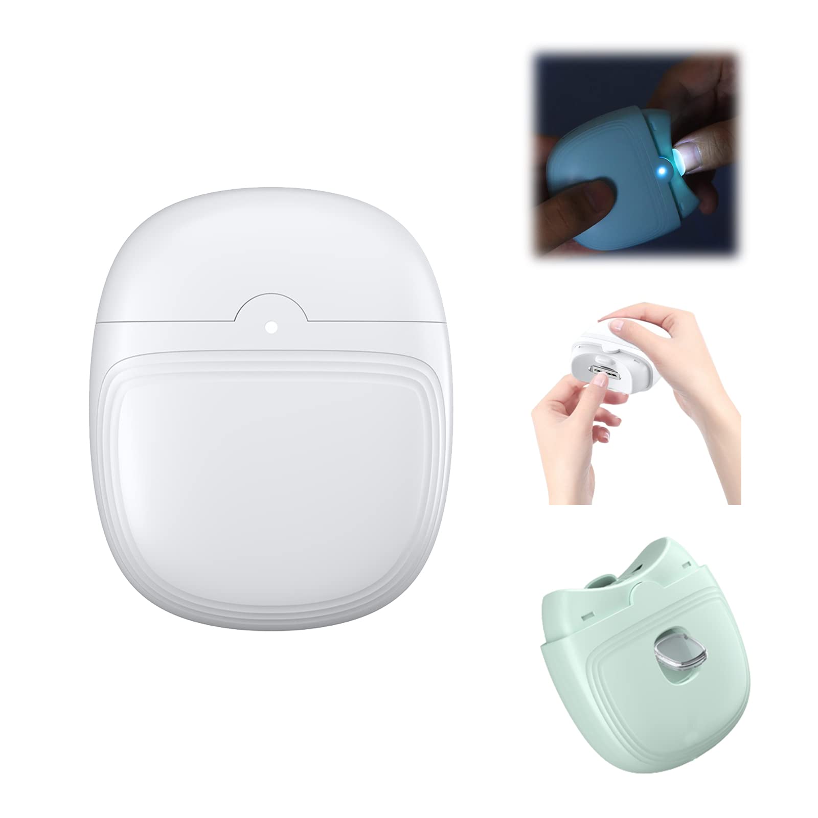 Amazon.com: Electric Nail Clippers, Electric Nail Trimmer with Light ...