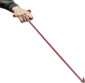 Amazon.com: TREGOO 30"" Red Manhole Cover Opener Hook Metal, Handy ...