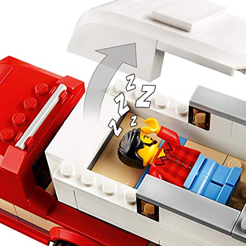 LEGO 60182 City Great Vehicles Pickup and Caravan Truck Toy with 3 ...