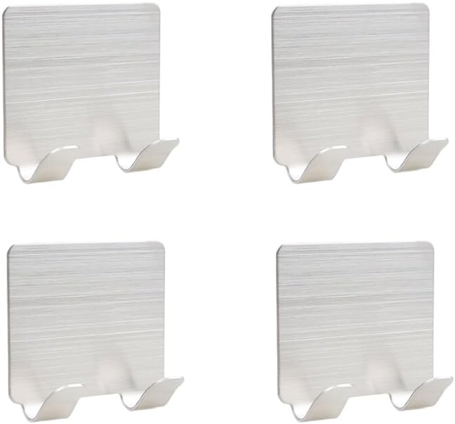 Amazon.com: NELXULAS 4 PCS Brushed Stainless Steel Self Adhesive ...