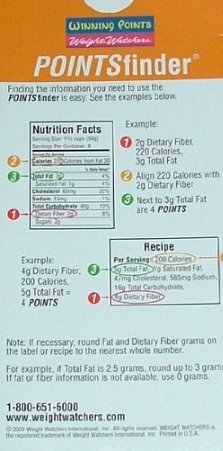 Weight Watchers Winning Points POINTSfinder (2000): WeightWatchers ...