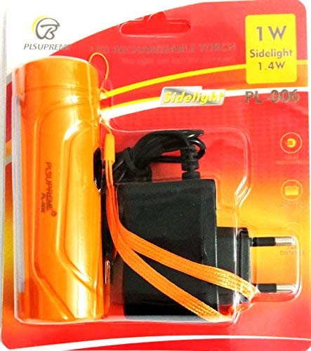 Supreme PL-006 1 Watt Rechargeable Torch with 1200 MAH Battery - Multi ...
