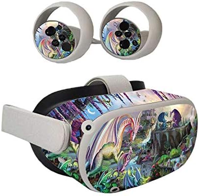Amazon.com: Mighty Skins Skin Compatible with Oculus Quest 2 - Burning ...