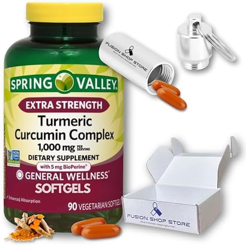 Amazon.com: Spring Valley Turmeric Curcumin 1000 mg- Complex Extra ...