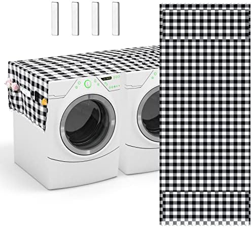 Boao Washer Dryer Cover for the Top Dryer and Washer Top Protector ...