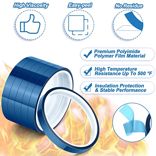 Snapklik.com : Selizo Heat Tape For Heat Press Sublimation, 6 Packs ...