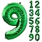Amazon.com: 40 Inch Dark Green Number Balloons, Helium Mylar Foil ...