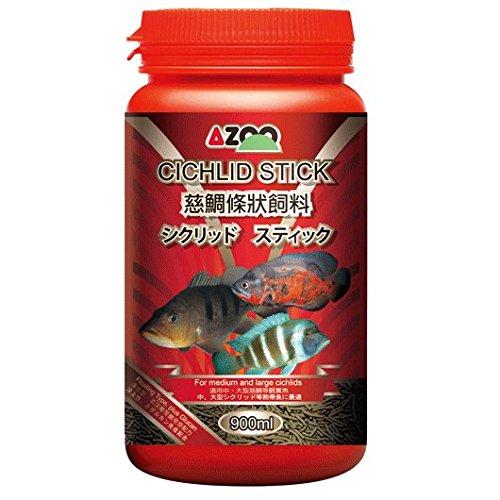 AZOO Cichlid Stick | 900ml - 350g | 9 in 1 Formula Fish Food : Amazon ...