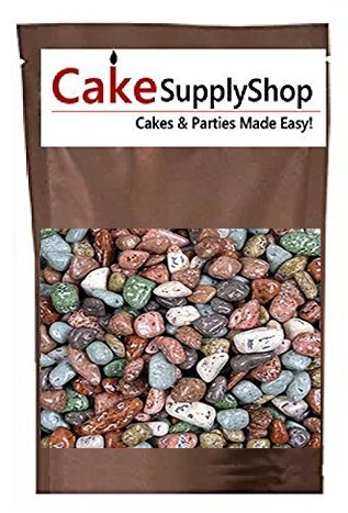 Amazon.com: 16oz Bag Beach River Sea Side Chocolate Stones & Rocks For ...