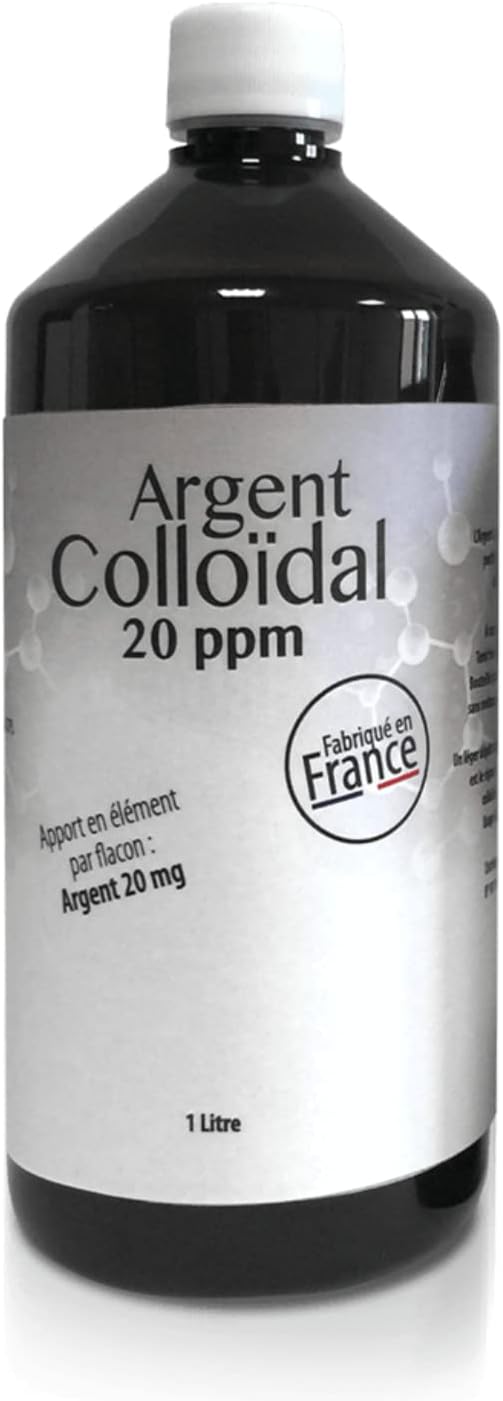 Dr. Theiss Colloidal Silver 20 ppm 1 Liter : Amazon.co.uk: Garden