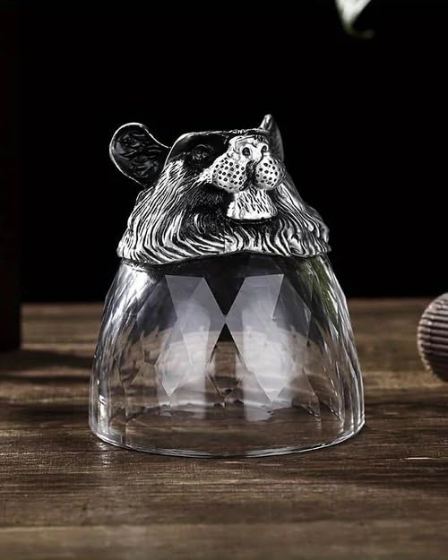 Buy CIMPEX Lion Head-Shaped Animal Shot Glass for Party Decoration ...