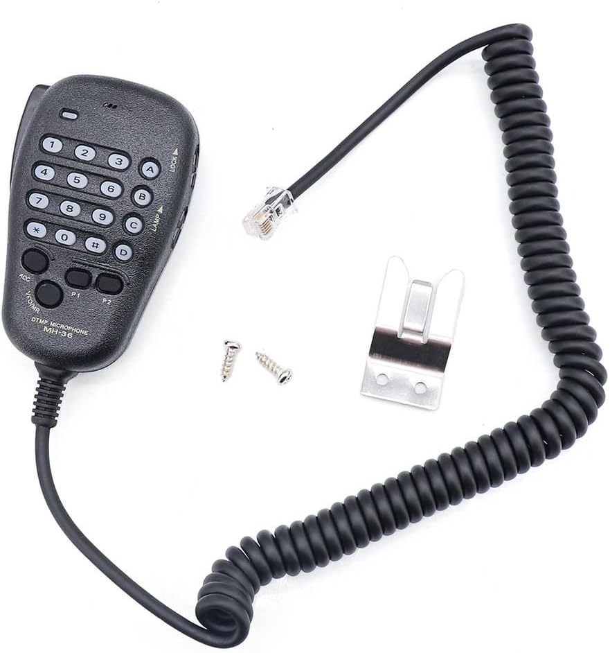 Amazon.com: SHAWOROCE MH-36 DTMF Microphone Mic Replacement for YAESU ...