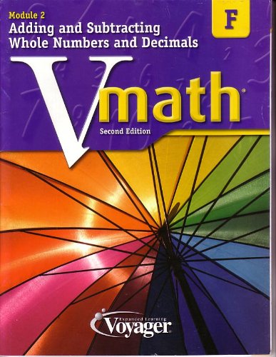 VMath Adding and Subtracting Whole Numbers and Decimals (Module 2 Vol F ...