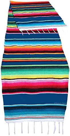 Amazon.com: Threads West Genuine Mexican Table Runner Saltillo Serape ...