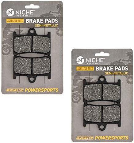 Amazon.com: ECCPP Brake Pads for Yamaha FZ1 FZ6 FZ8 YZF R1 R6 R6S ...