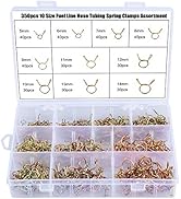 Amazon.com: OCR 6-22mm 10Size Fuel line Spring Clamp Silicone Vacuum ...