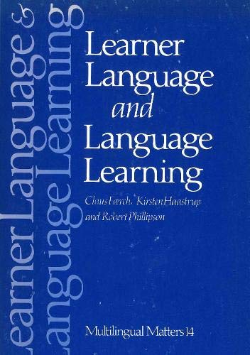 Amazon.com: Learner Language and Language Learning (Multilingual ...