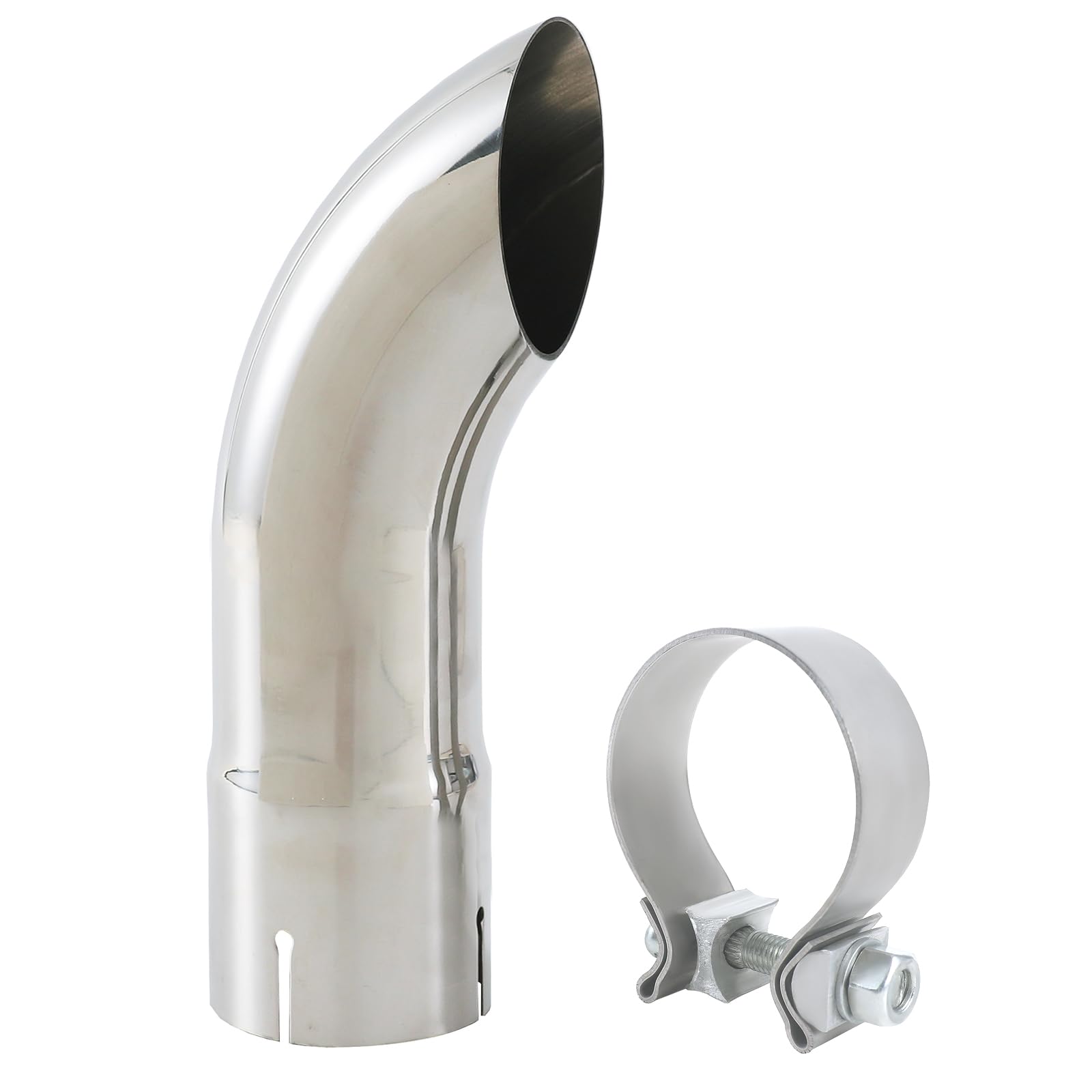 Snapklik.com : Simnliras 2.75 Inch Inlet Turn Down Exhaust Tip, 2.75 ...