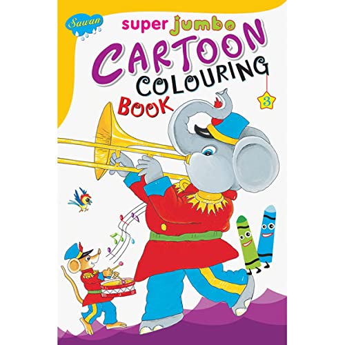 Super Jumbo Cartoon Colouring Book-3: Manoj Pub. Ed. Board ...