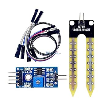 Amazon.com: 1Set Soil Hygrometer Humidity Detection Module Moisture Water Sensor Soil Moisture ...