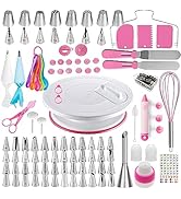 Cake Decorating Kit,137pcs Cake Decorating Supplies with Cake Turntable ...