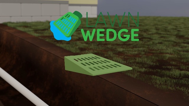 Watch My DIY Lawn Wedge Yard Drain Made in the USA on Amazon Live