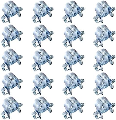 20 Pcs Mini Hose Pipe Clamps, Fuel Injection Hose Clamps, Adjustable ...