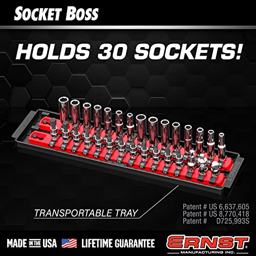 Snapklik.com : Ernst Manufacturing Socket Boss 2-Rail 1/4-Inch-Drive ...