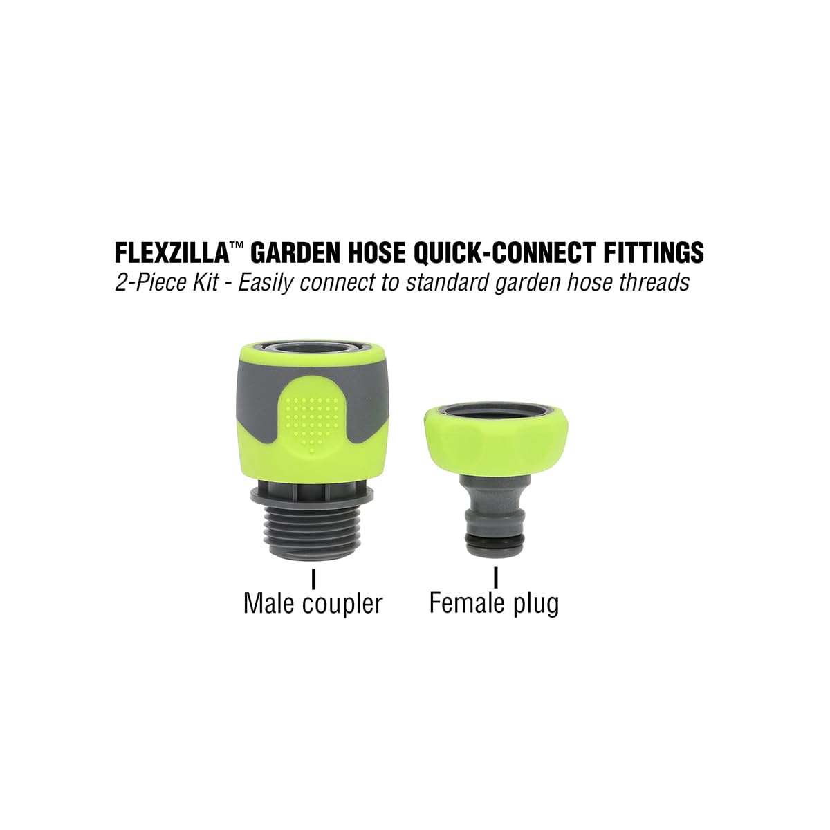 Snapklik.com : Flexzilla HFZGAK11 Garden Hose Quick-Connect Fittings