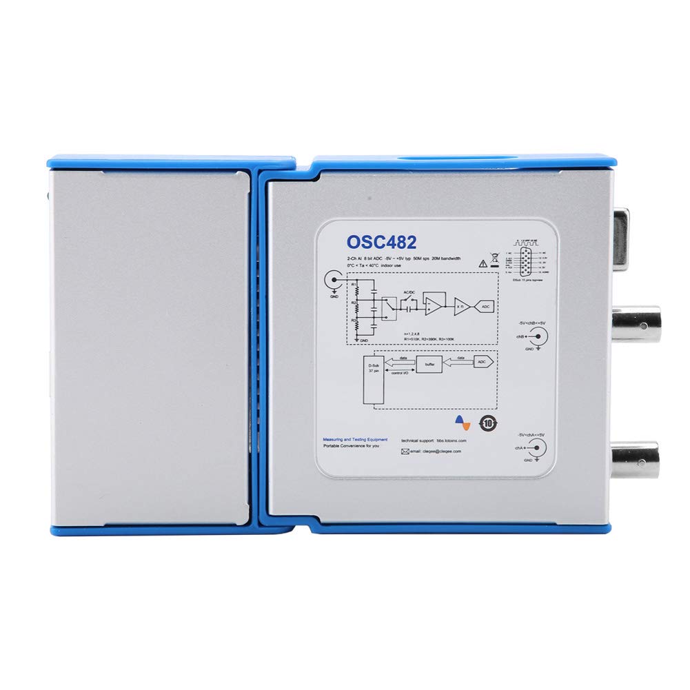 Buy Digital Oscillo Kit, Digital Oscillo, Plug and Play 2CH Digital ...