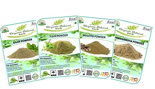 Buy Organic Natural Herb Kadha Powder combo pack Giloy | Tulsi ...