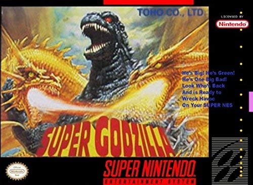 Amazon.com: Super Godzilla - Super Nintendo (Renewed) : Video Games