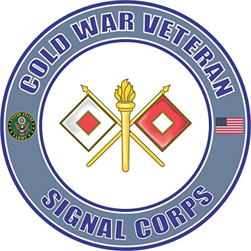 Amazon.com - US Army Signal Corps Military Window Bumper Sticker Decal 3.8"