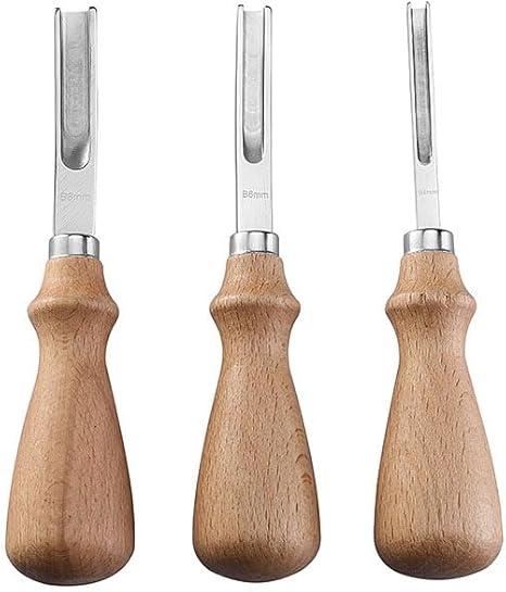 Amazon.com: 3 PCS Leather Edge Skiving Beveler Tool Set, Wide Leather ...