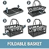 Amazon.com: CleverMade Collapsible Plastic Grocery Shopping Baskets ...