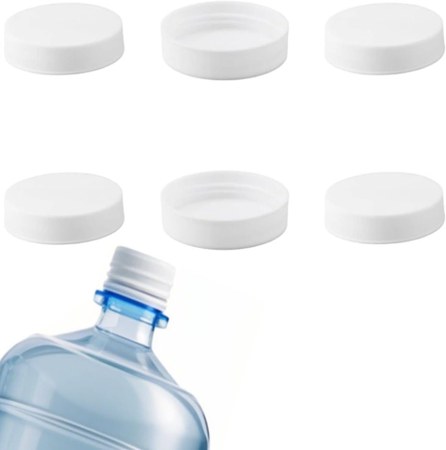 Amazon.com: 6-Pack Threaded Screw-On Caps for 3 & 5 Gallon Water Jugs ...